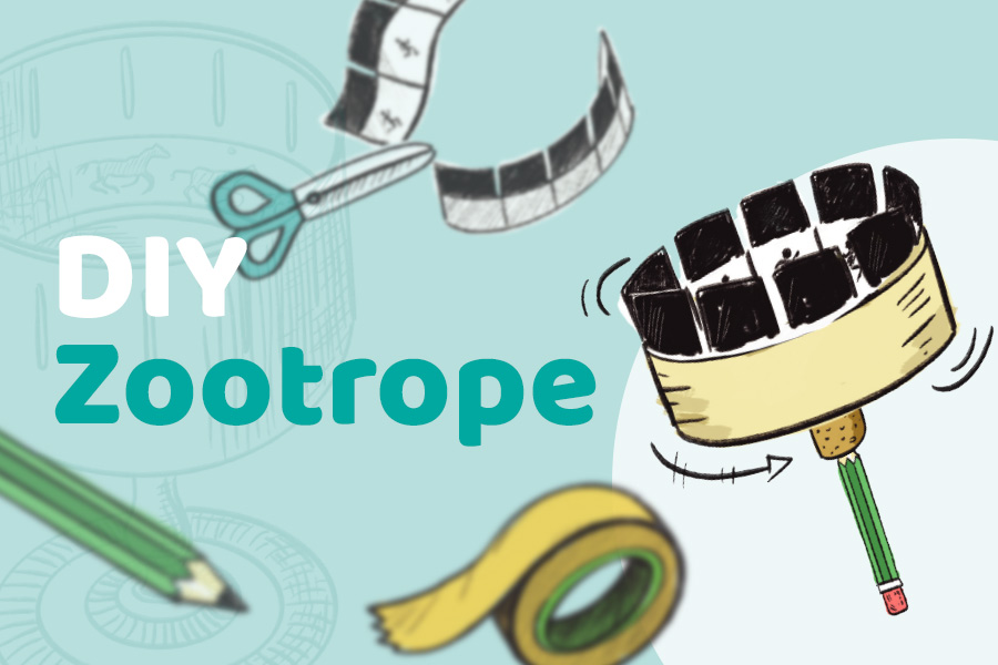 Atelier DIY : Le Zootrope - Atelier créatif en famille - Kideaz